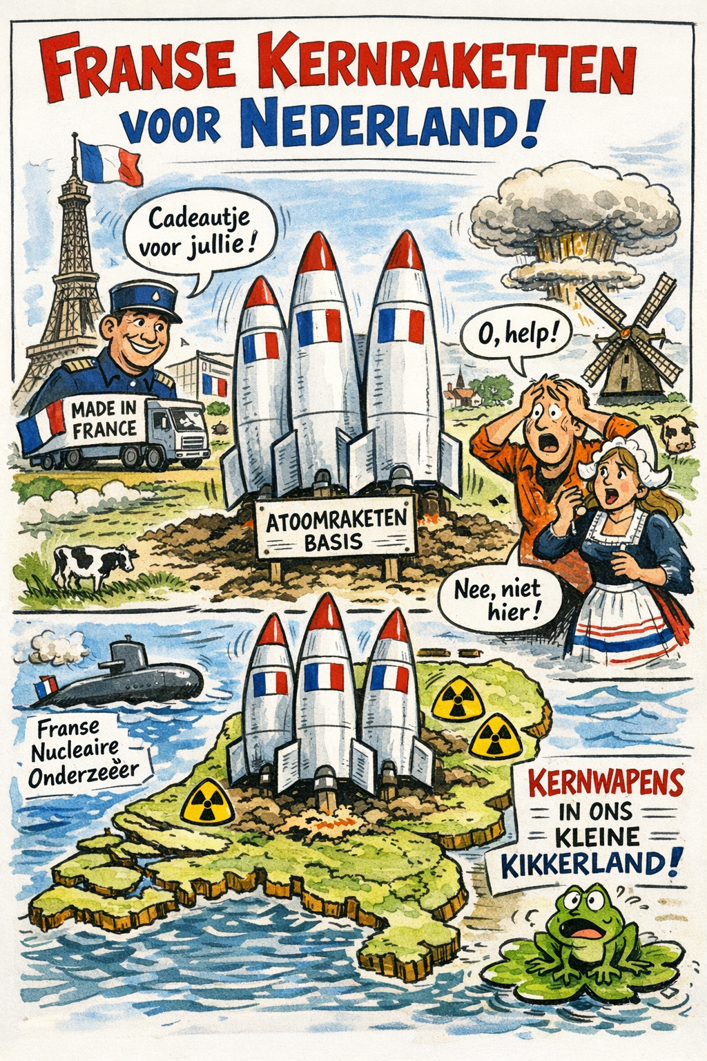 Geen Franse kernwapens op Nederlandse bodem - NVMP